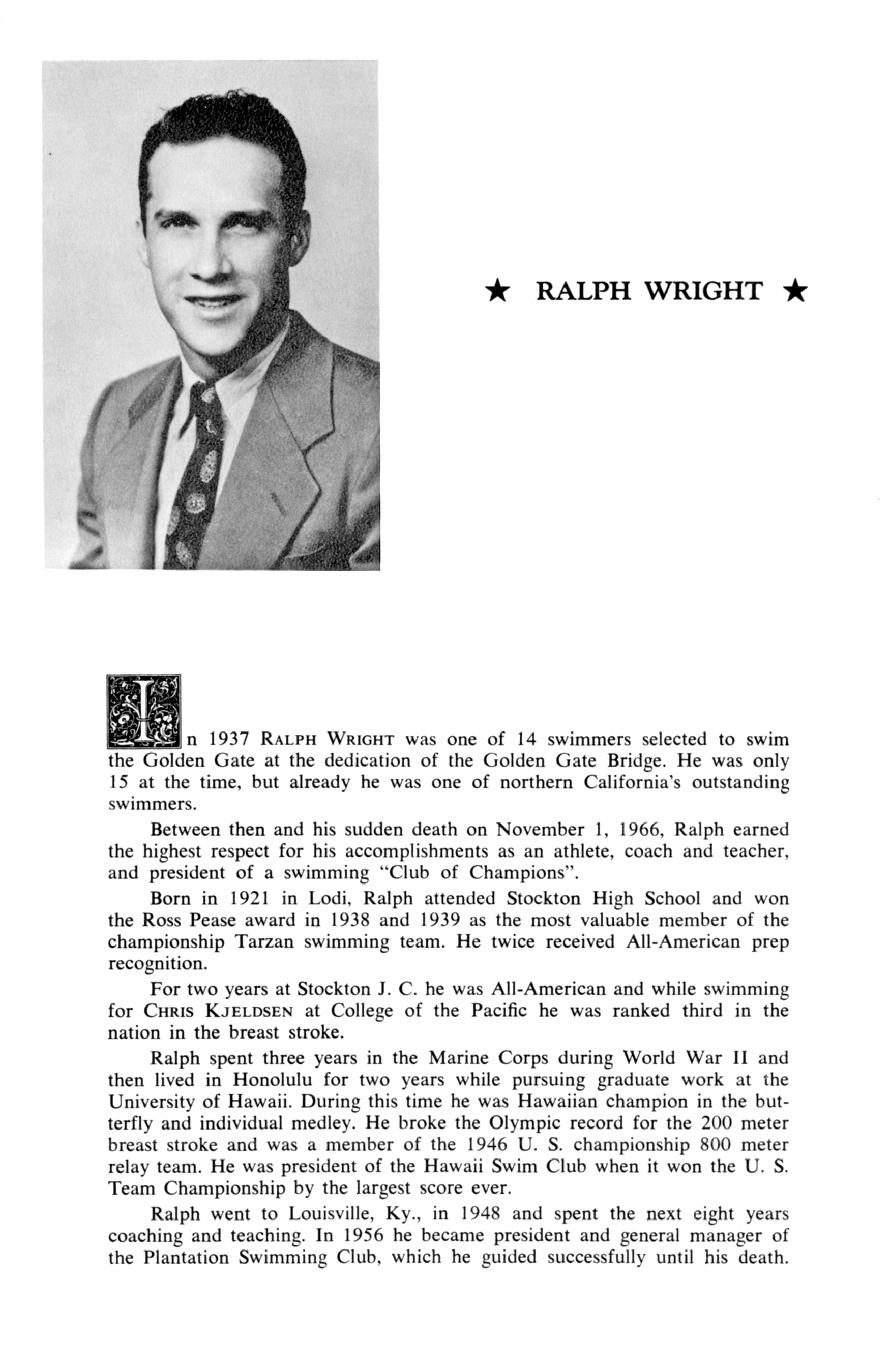 Ralph Wright - Stockton Athletic