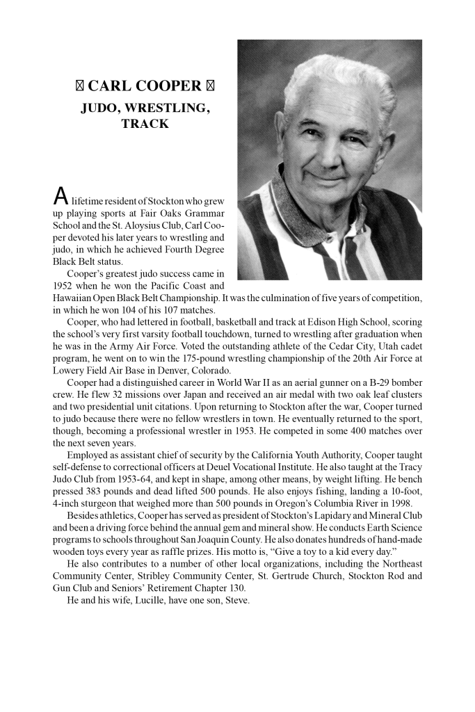 Carl Cooper - Stockton Athletic