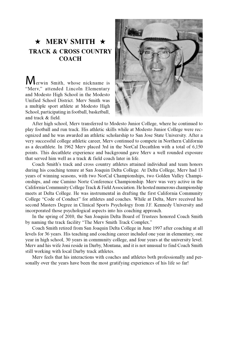 Merwin “Merv” Smith – Stockton Athletic
