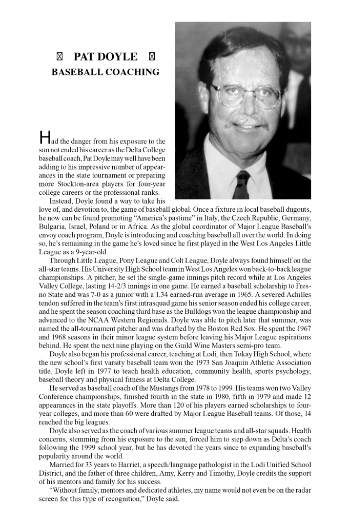 Pat Doyle – Stockton Athletic