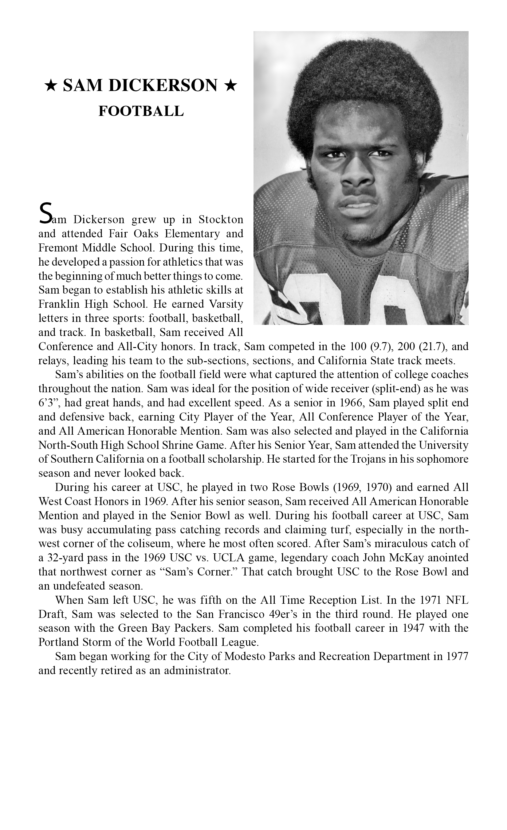 Samuel Dickerson – Stockton Athletic