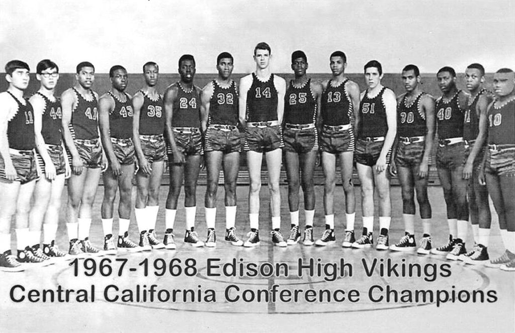 1967-68 Edison High School Boys’ Basketball Team – Stockton Athletic